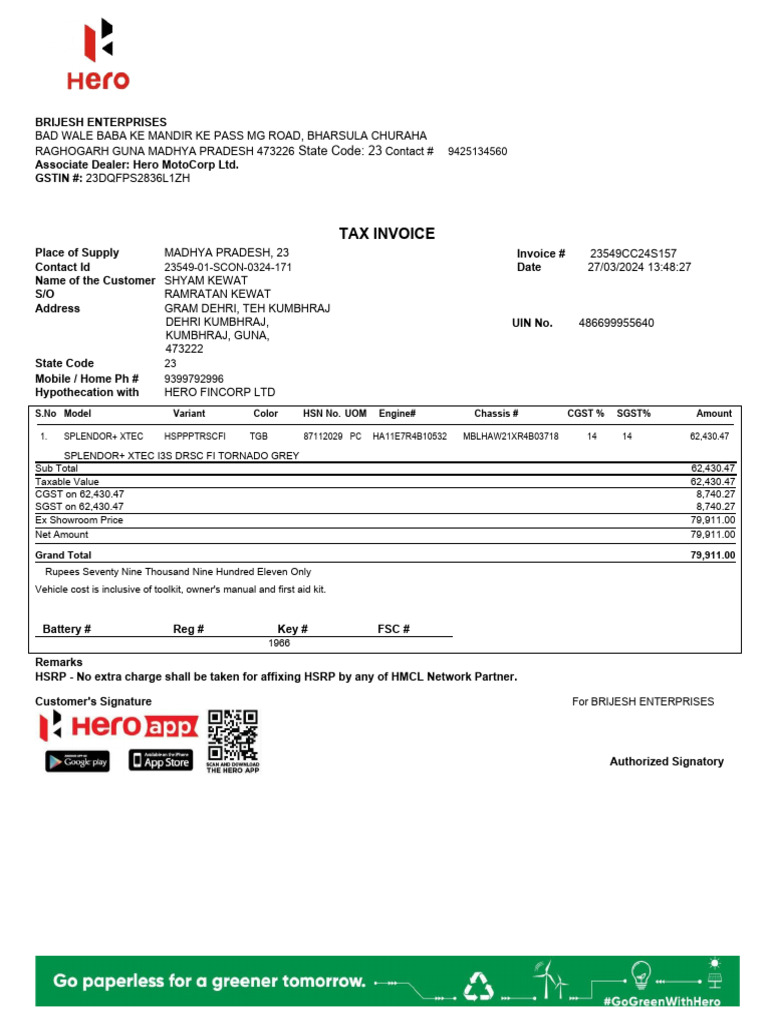 GST Retail Invoice | PDF