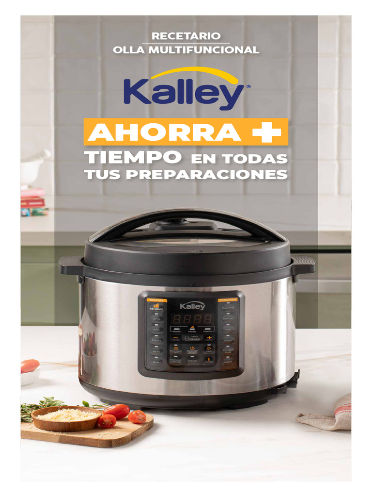 recetario-olla-multifuncional-2023 | PDF | Cocinando | Sopa