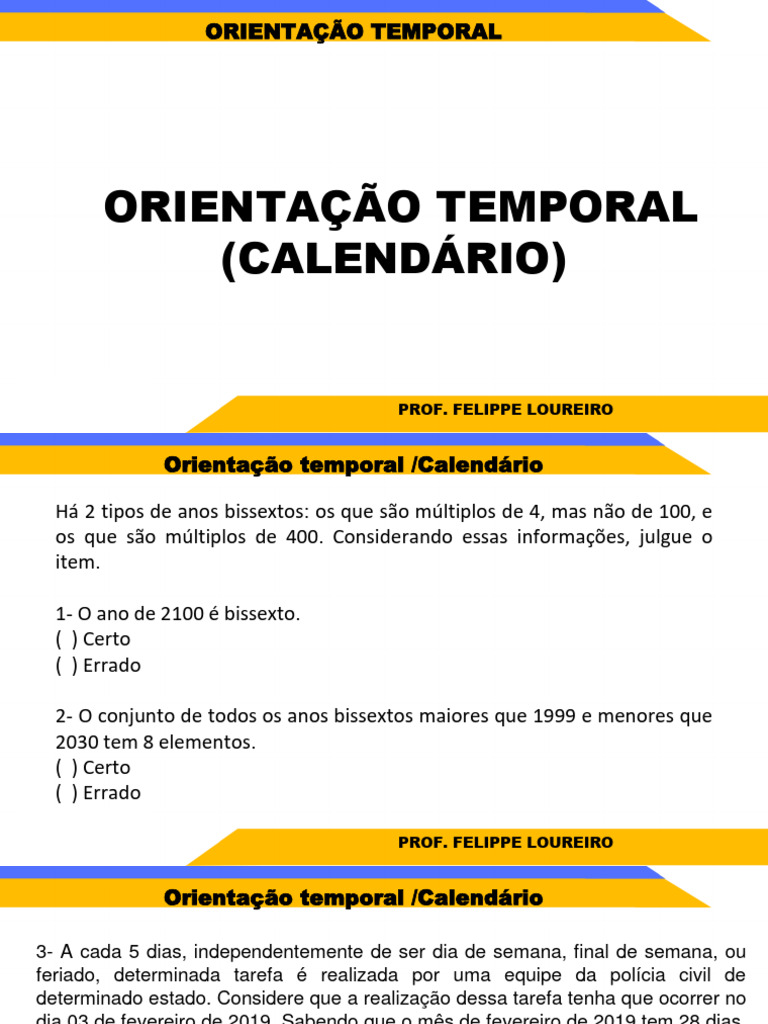 Análise do Calendário de 2100 | PDF | Calendário