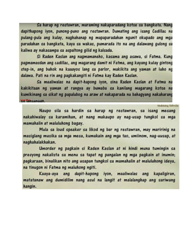 FIlipino Story | PDF