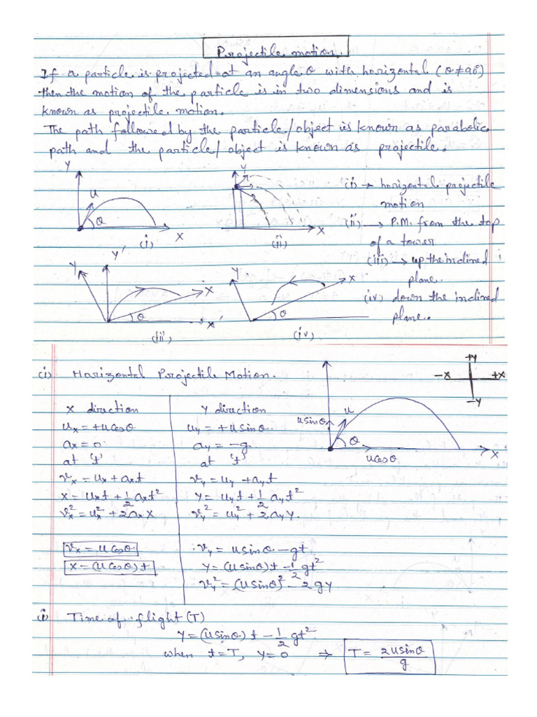 03-Projectile Motion | PDF