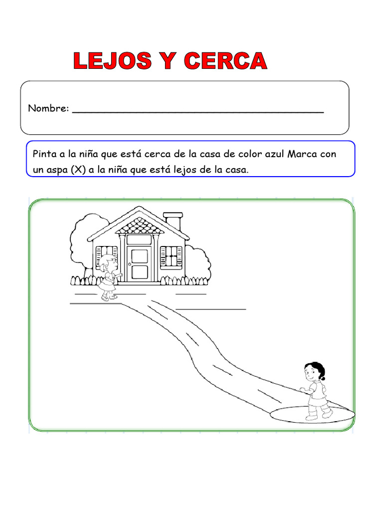 Lejos-y-cerca-para-Ninos-de-5-anos - para Combinar | PDF
