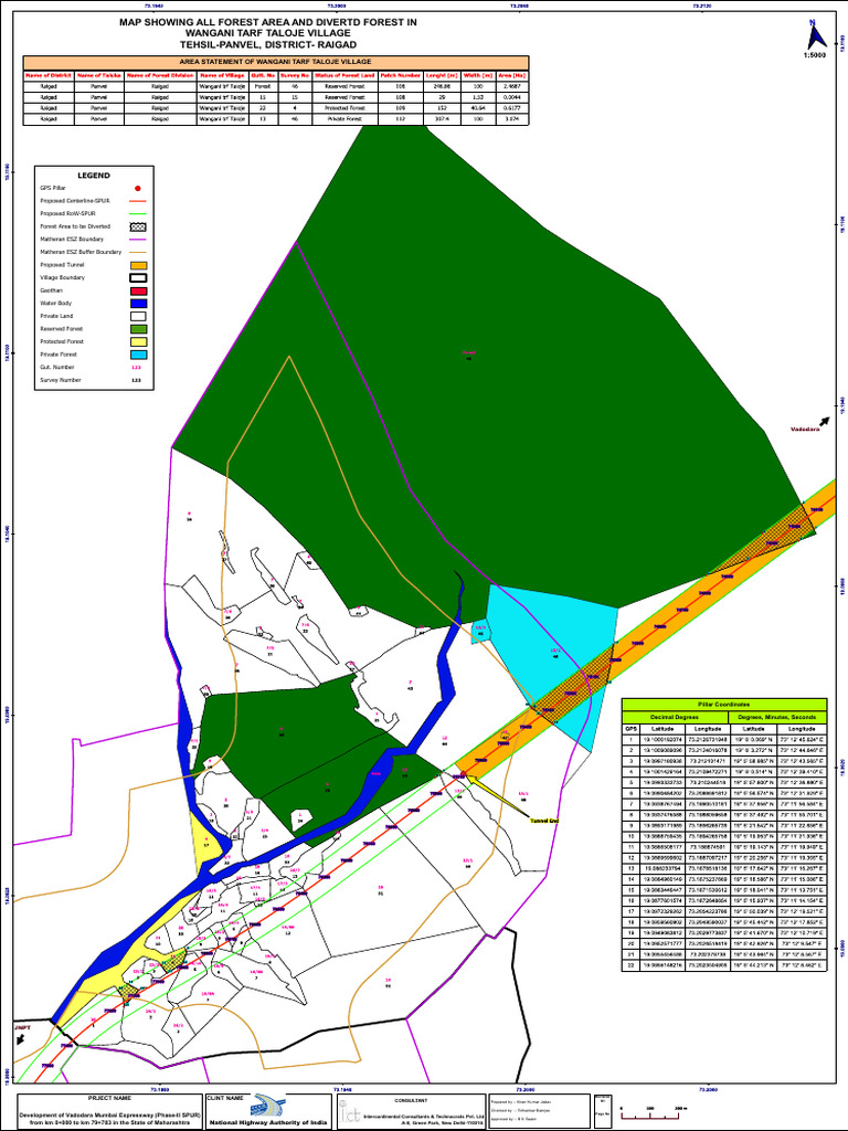 Map of MMC and Virar JNPT Exprsway | PDF | Road | Road Infrastructure