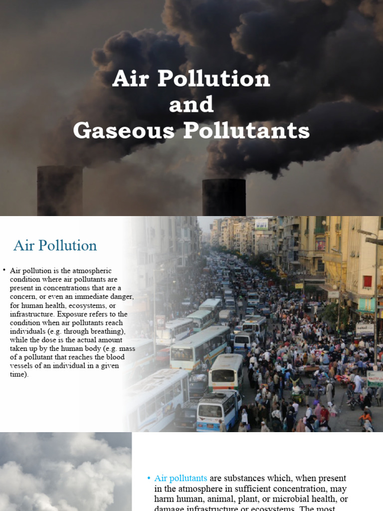 Air Pollution and Gas Pollutants | PDF | N Ox | Photodissociation