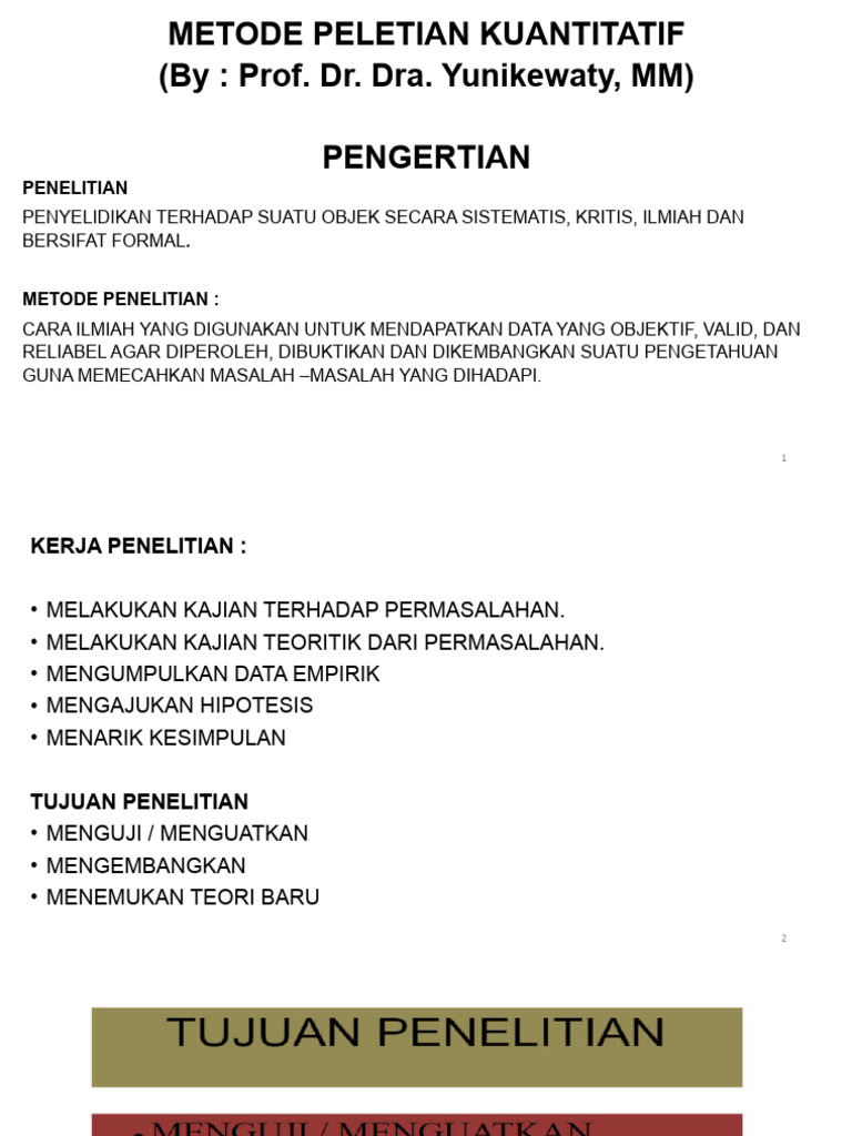 Metpen Kuantitatif | PDF