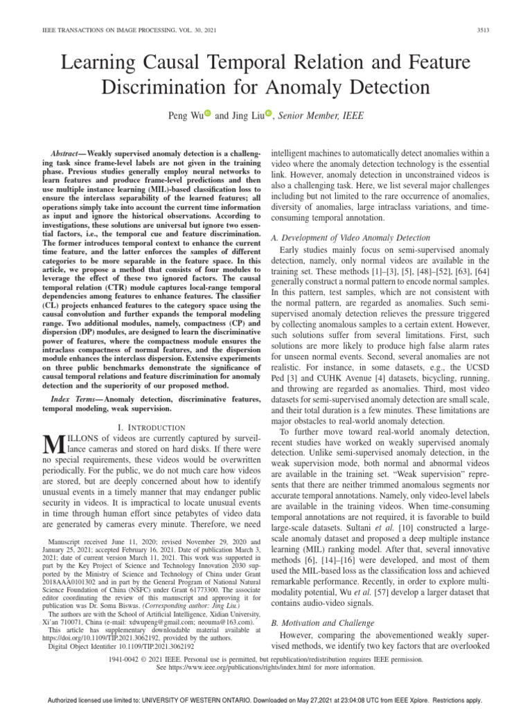 Wu Learning Causal Temporal Relation And Feature Discrimination For Anomaly Detection 21