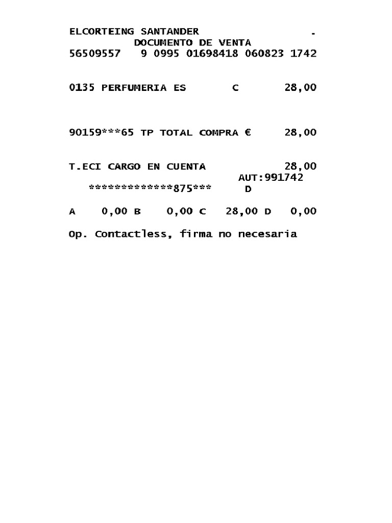 Documento Venta 01698418 2023-08-06 | PDF