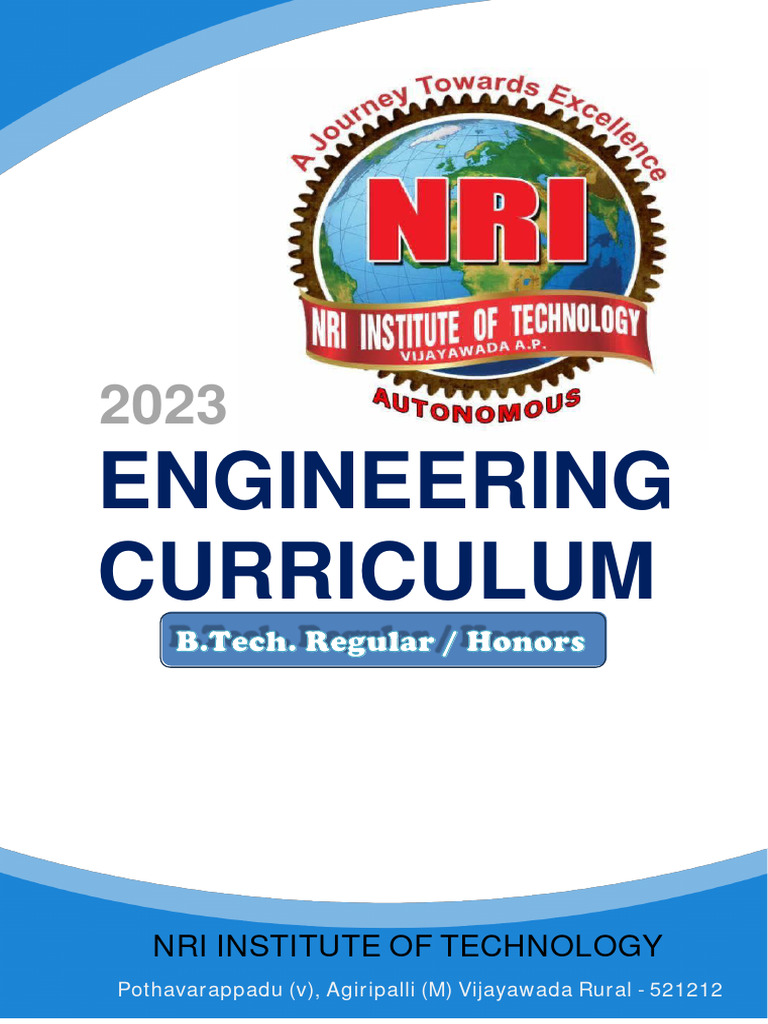 Iv. Nria23 B.tech. Regulations | PDF | Academic Degree | Massive Open Online Course