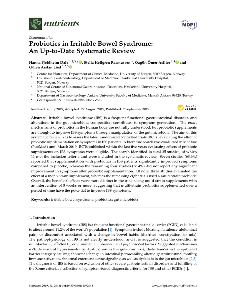 Probioticos IBS 1 | PDF