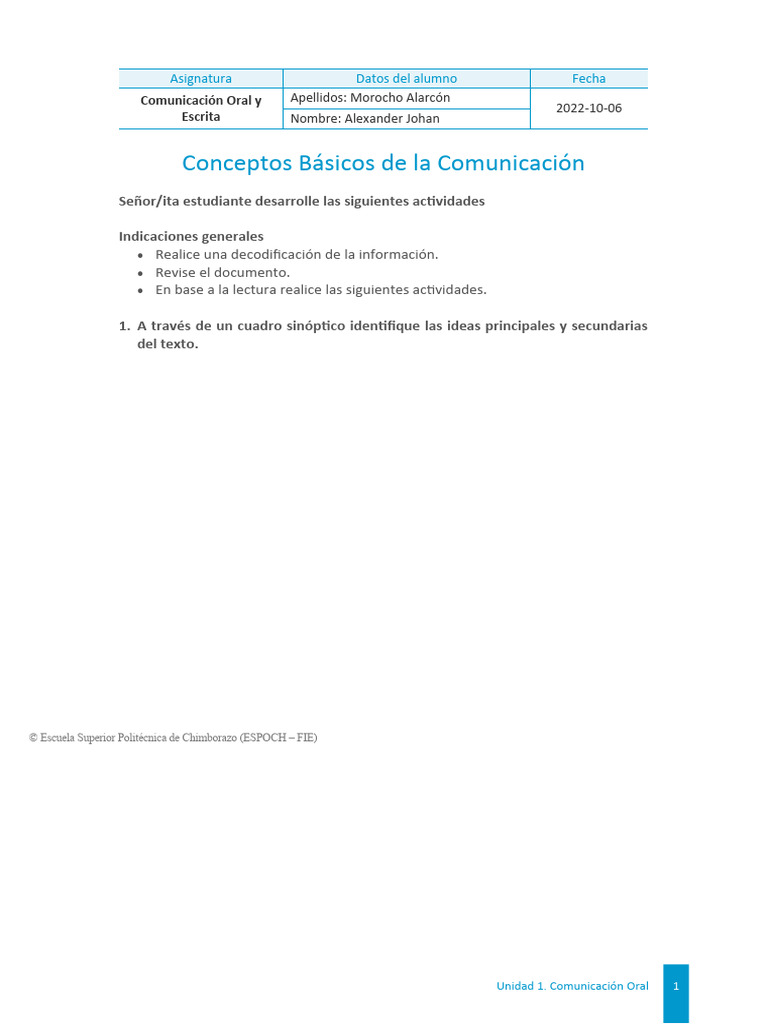 Conceptos Básicos de La Comunicación | PDF