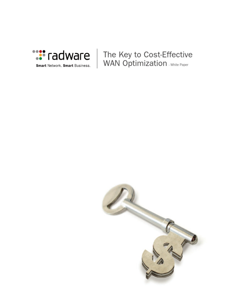 Cost-Effective WAN Optimization Insights | PDF | Load Balancing ...