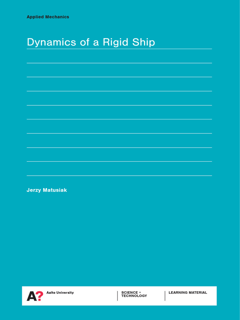 Dynamics of A Rigid Ship | PDF | Shipping