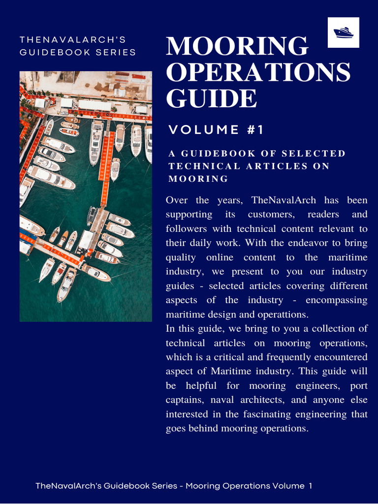Mooring Operations Guidebook Vol 1 | PDF | Anchor | Force