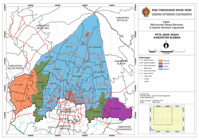 Peta Jenis Tanah Sleman | PDF