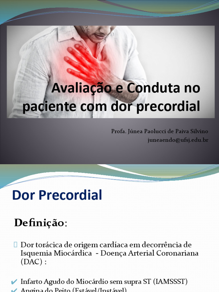 Avaliação e Conduta No Paciente Com Dor Precordial | PDF | Doença ...