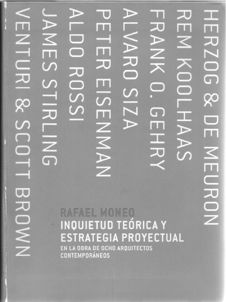 Rafael Moneo - ALDO ROSSI | PDF