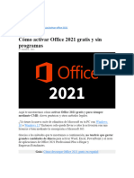 COMO ACTIVAR OFFICE 2021 Profesional Usando La Línea de Comandos | PDF | Microsoft Office ...