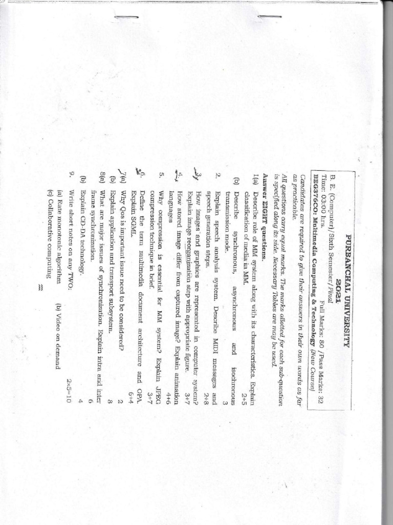 6 Thsemquestion | Download Free PDF | Computing | Computer Engineering