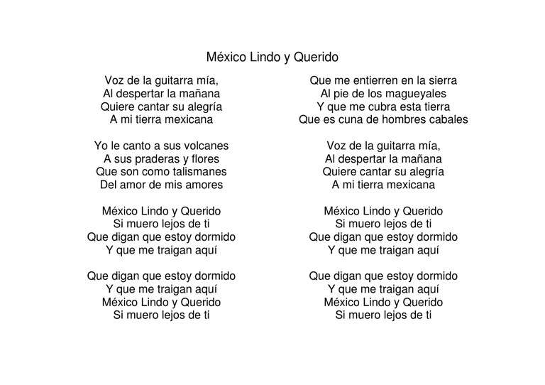 México Lindo y Querido | PDF | Entretenimiento (general)