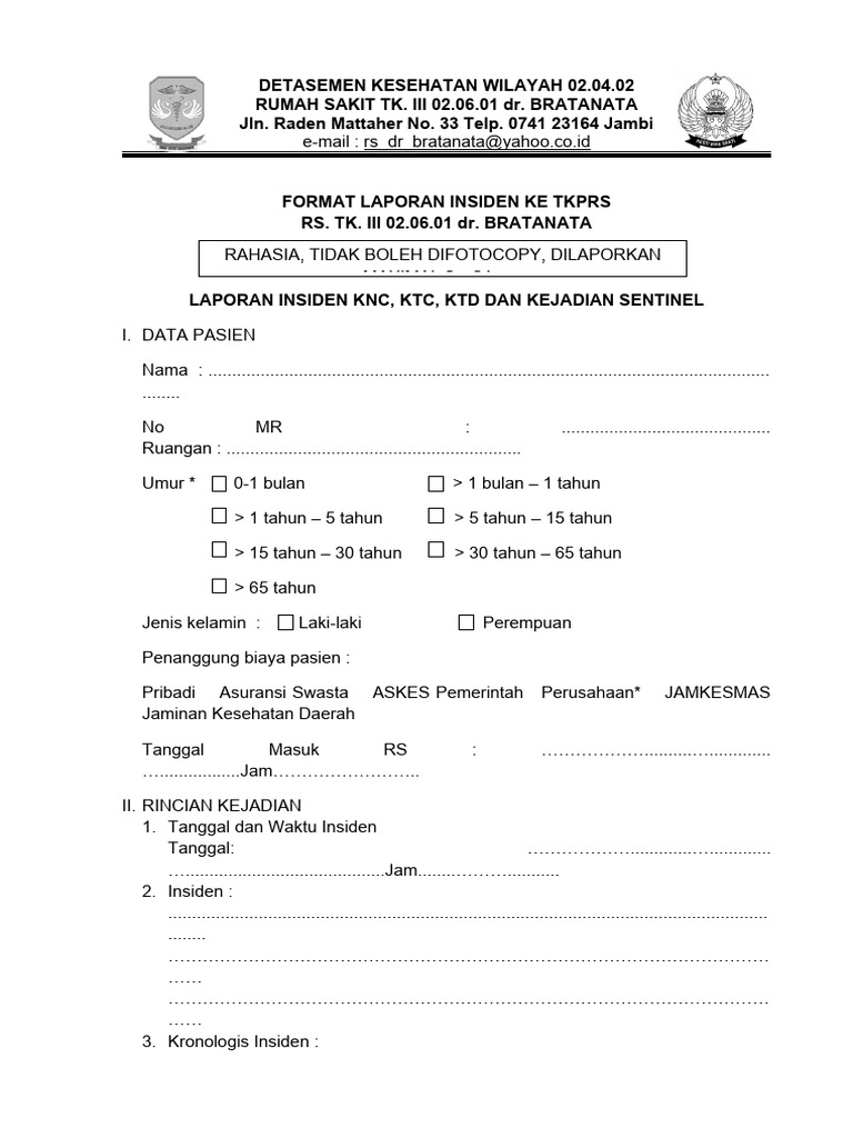 Format Laporan Ikp | PDF