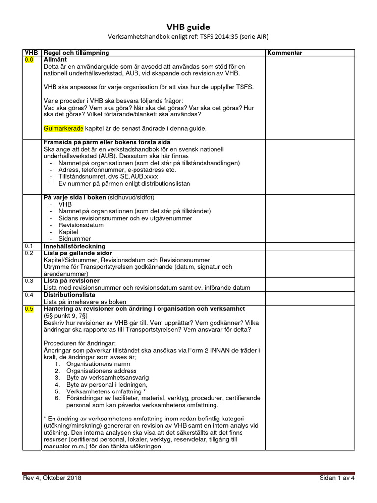 VHB Guide 2018 10 15 | PDF