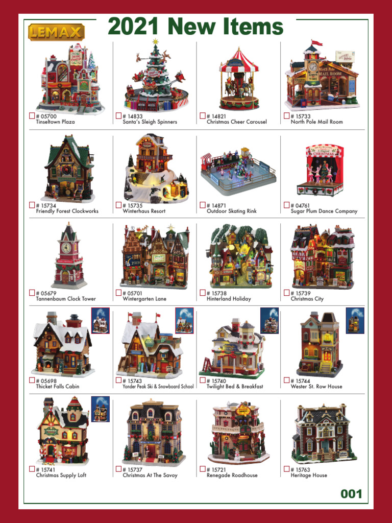 2021 Lemax Holiday | PDF