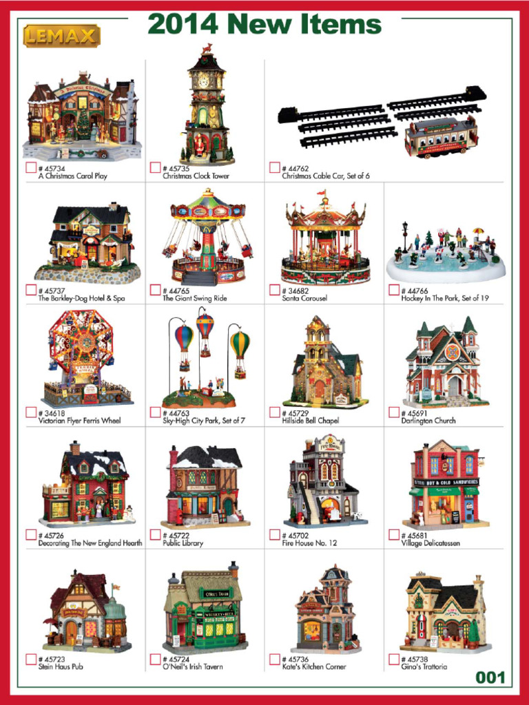 2014 Lemax Holiday | PDF