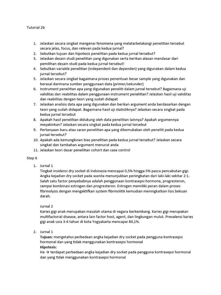 Tutorial 2b b16 | PDF