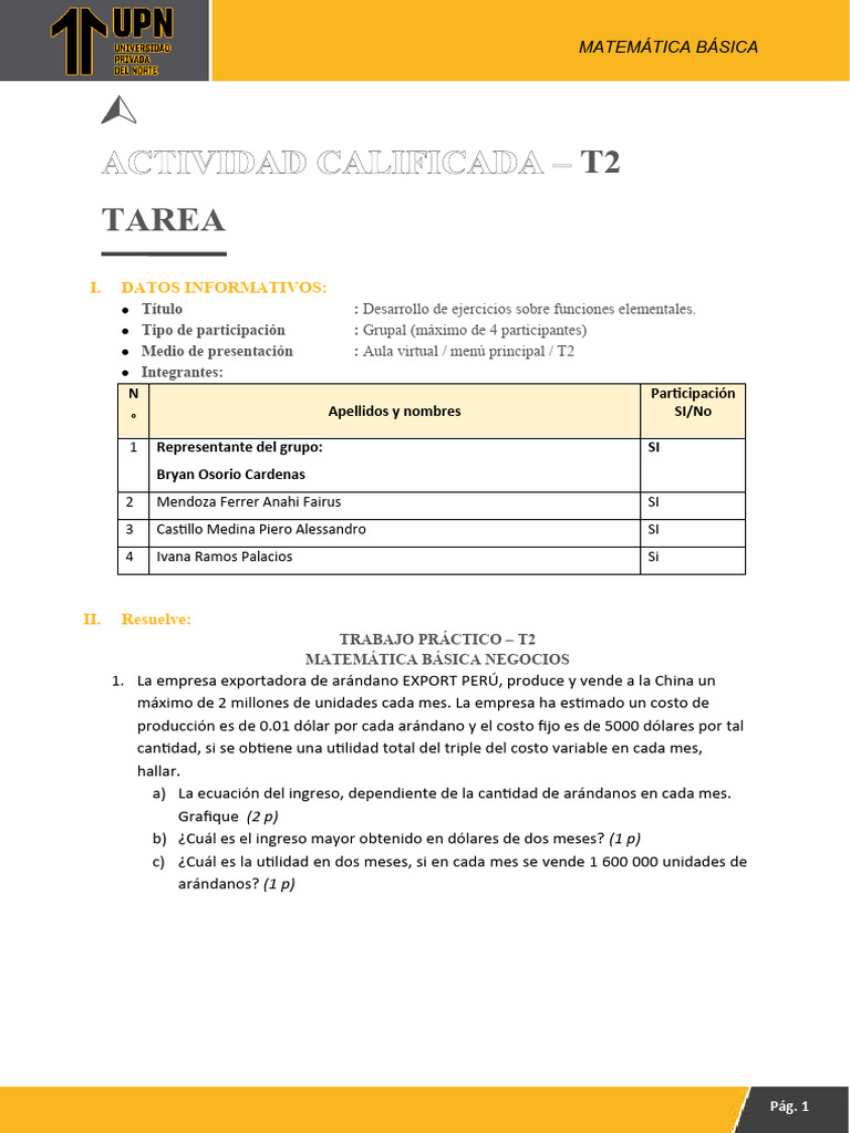 MAT.T2 (Grupo 12) - 1 | PDF | Bancos