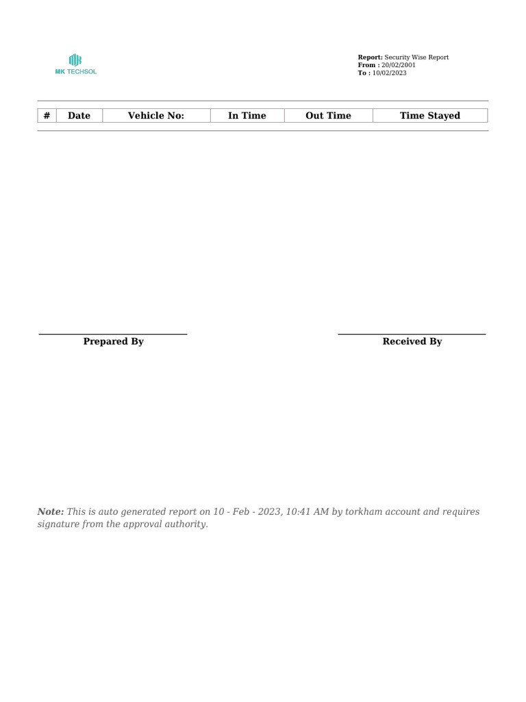 Security Wise Report | PDF