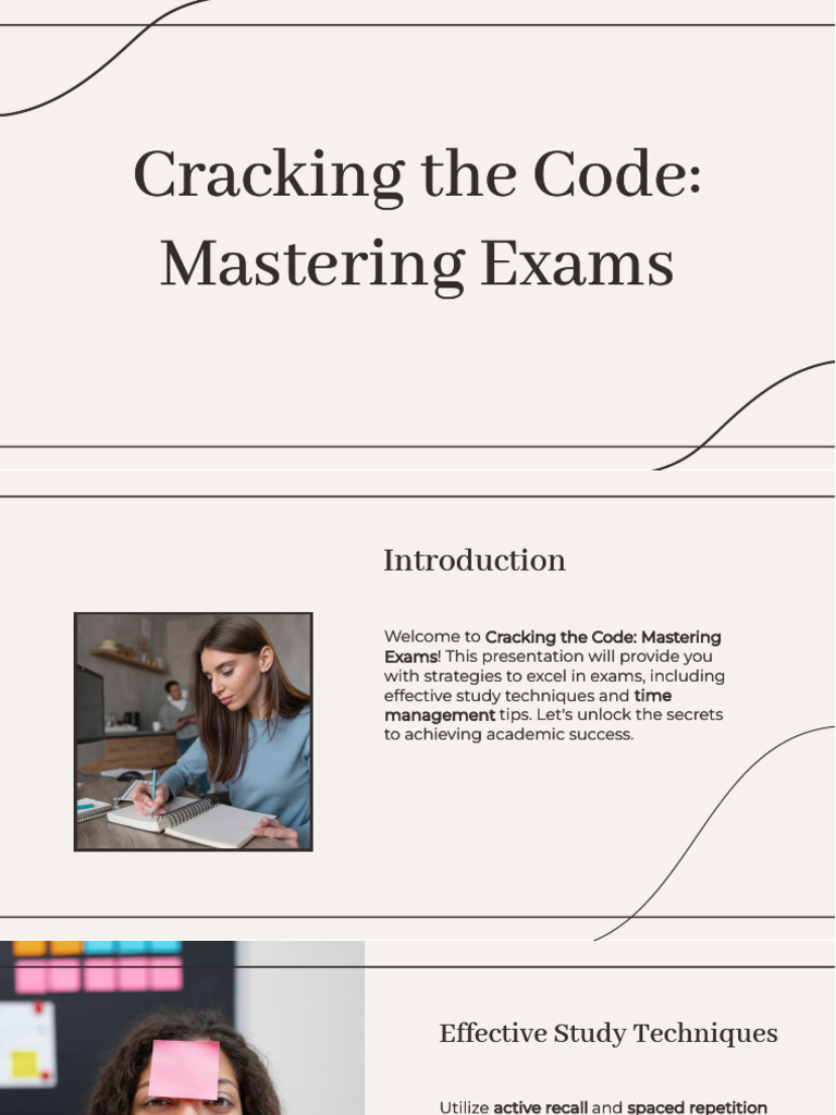 Wepik Cracking The Code Mastering Exams 20240327152431r4fo | PDF