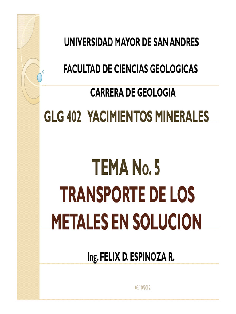 Tema - 5 - FDER (Modo de Compatibilidad) | PDF | Roca (geología) | Falla (geología)