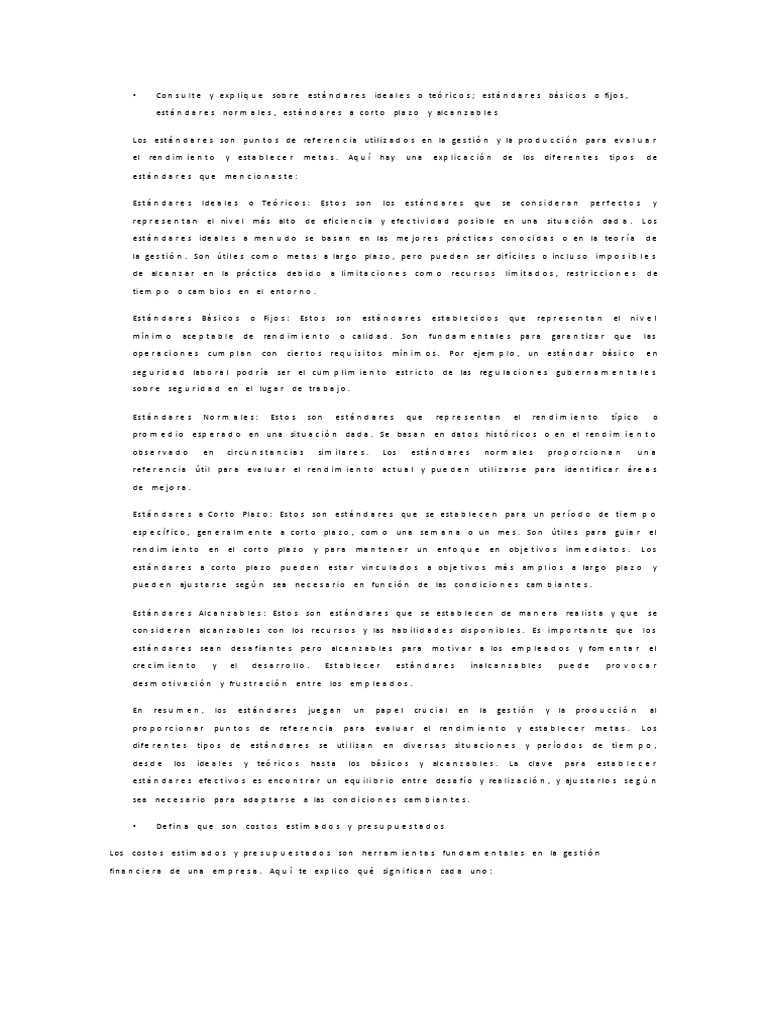 Costos Iii Taller | PDF | Autoajuda