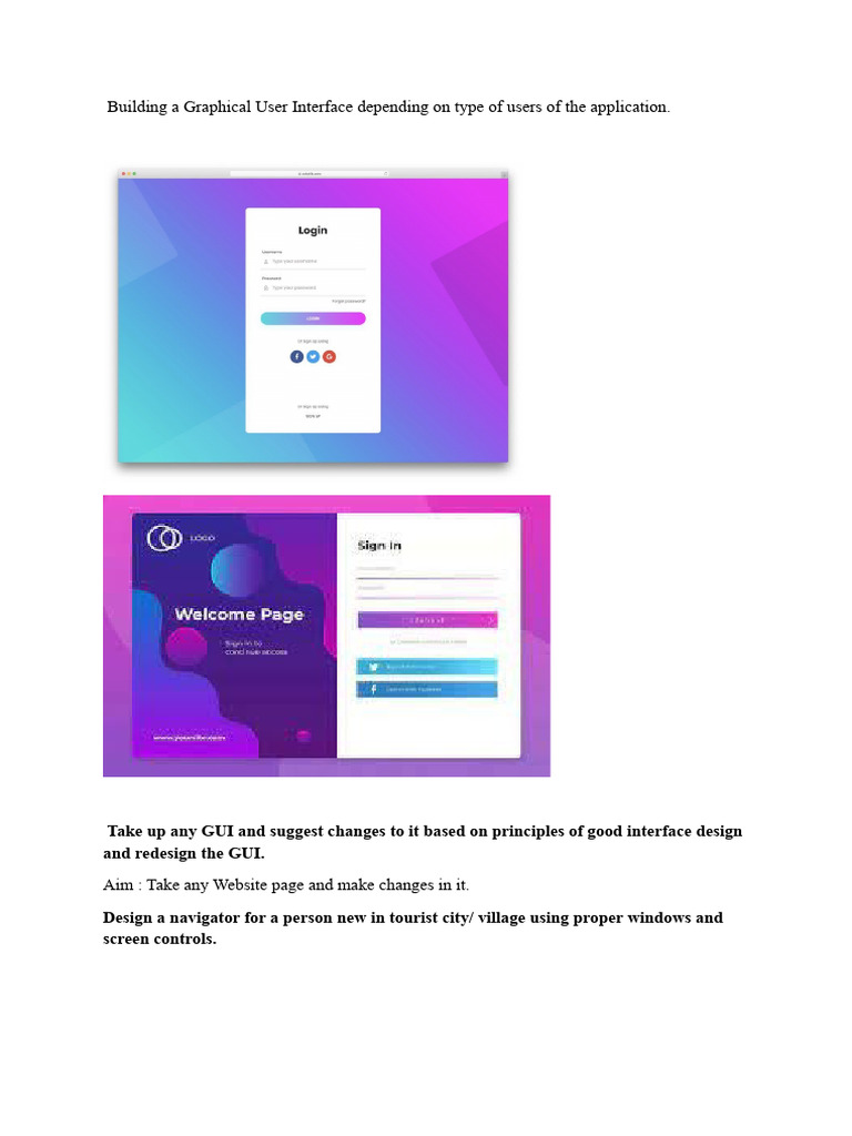 HCI Lab Manual | PDF | Computers
