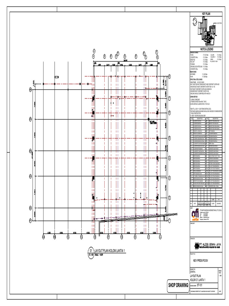 New Press Room Layout Plan | PDF | Deep Foundation | Composite Material