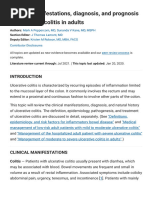 Mayo Endoscopic Scoring for UC | PDF