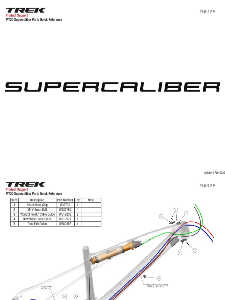 Quickref 2020 Supercaliber | PDF | Screw | Land Vehicles