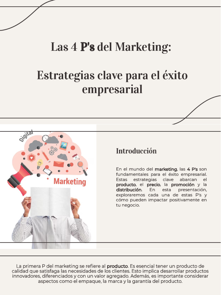 Las 4 PS Del Marketing | Descargar gratis PDF | Marketing | Producto (Negocio)