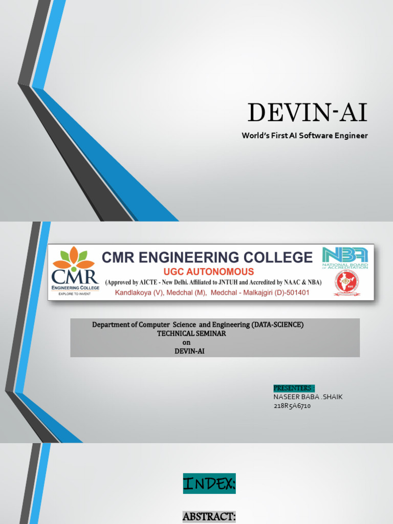 Devin Ai1 | PDF | Artificial Intelligence | Intelligence (AI) & Semantics