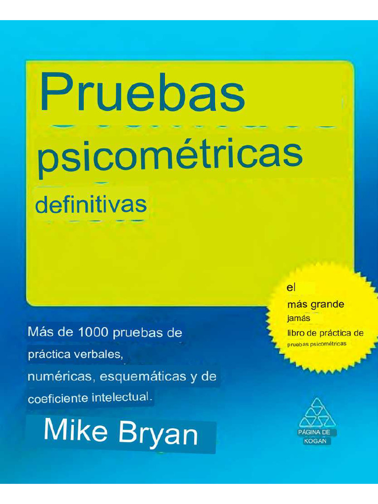 1-Es-Pruebas Psicométricas Definitivas Más de 1000 Pruebas de Práctica Verbales, Numéricas ...