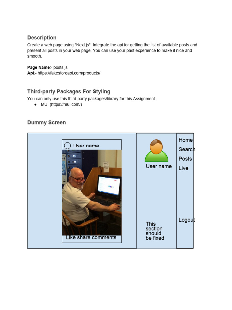 Nextjs Interns Assignment | PDF