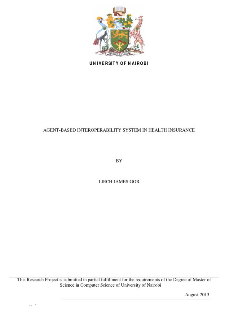 Liech - Agent-Based Interoperability System in Health Insurance | PDF ...