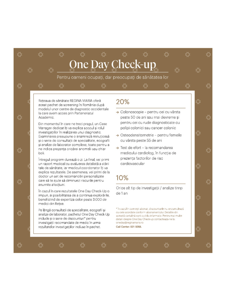 One Day Check-Up Barbati 2022 | PDF