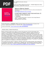 Weiss. Loneliness | PDF | Loneliness | Psychoanalysis