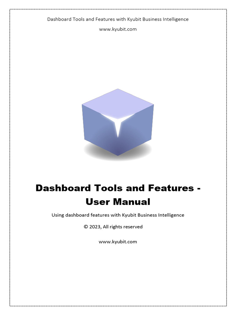 Kyubit BI Dashboard User Manual | PDF | Business Intelligence ...