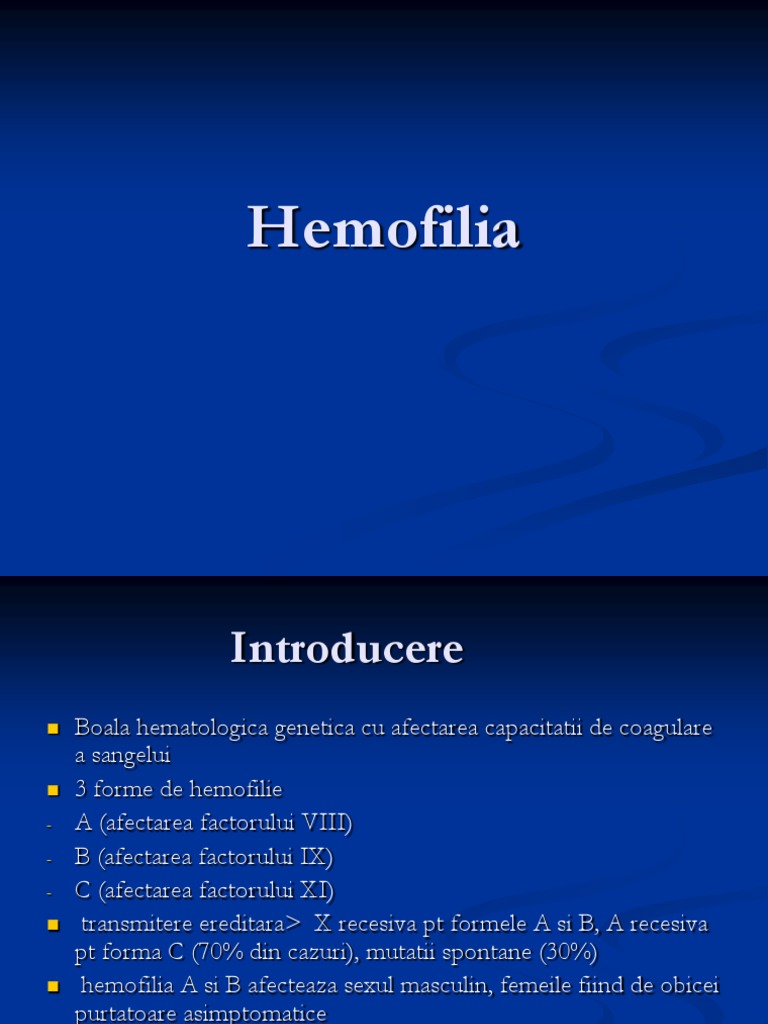 Hemofilie | PDF