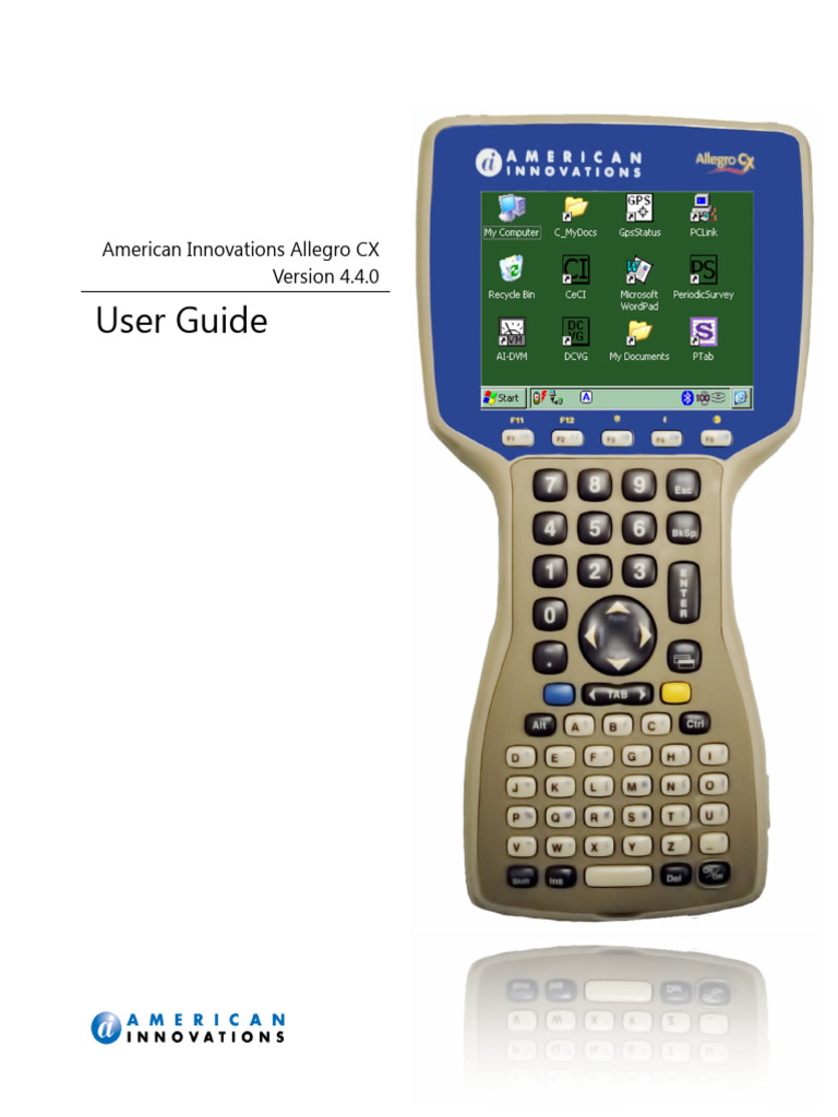 AllegroCX Software v4.4.0 UserGuide Rev4 | PDF | Microsoft Windows | Icon (Computing)