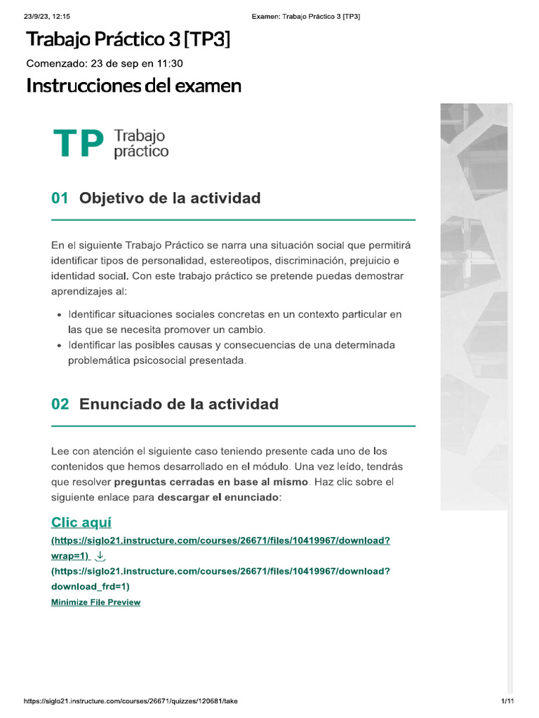 Psicología Social - TP3 | PDF