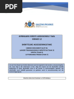 AFR Graad 12 Junie 2023 Gedigte | PDF