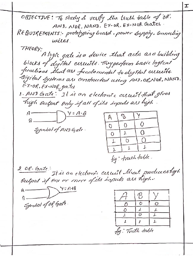 Digital Logic Pr. Note | PDF